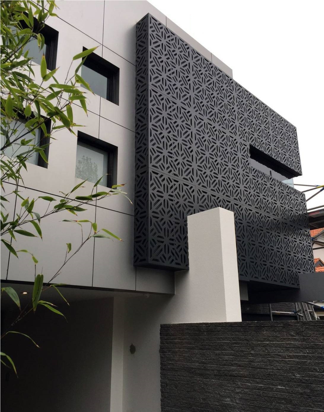 Architectural Facade | Laser Cut Artistic Building Outdoor Finish - FAB