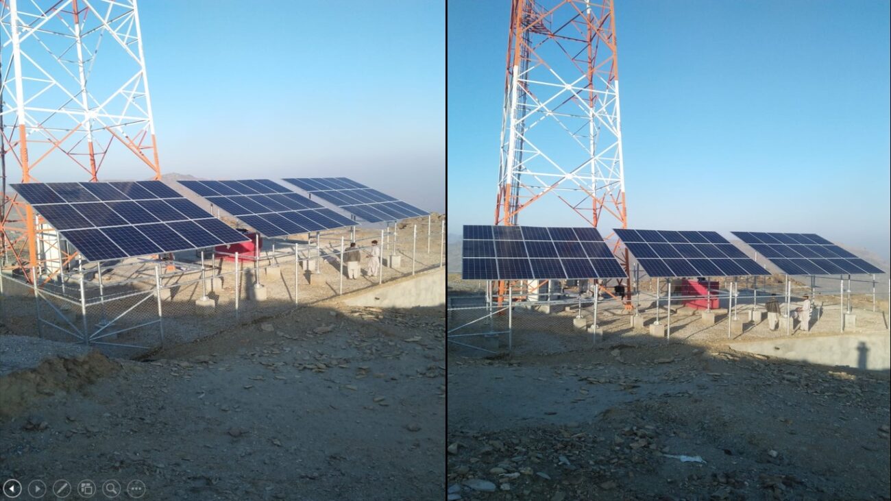 Telecom Solar Structures in Pakistan | FAB