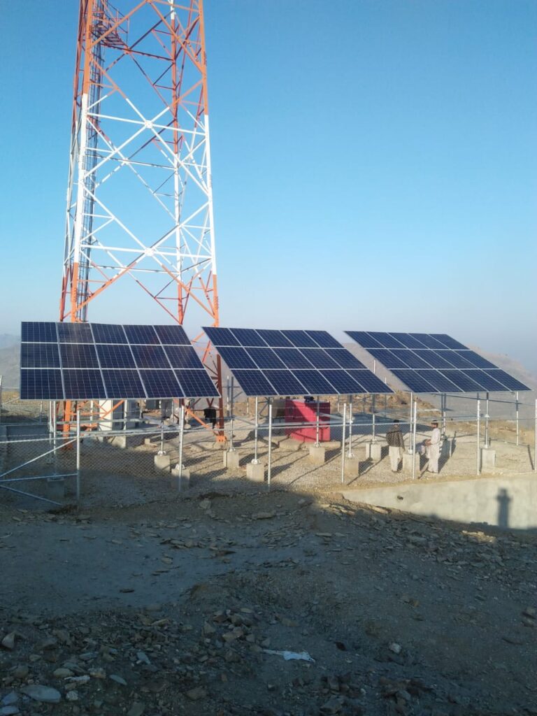 Telecom Solar Structures in Pakistan | FAB